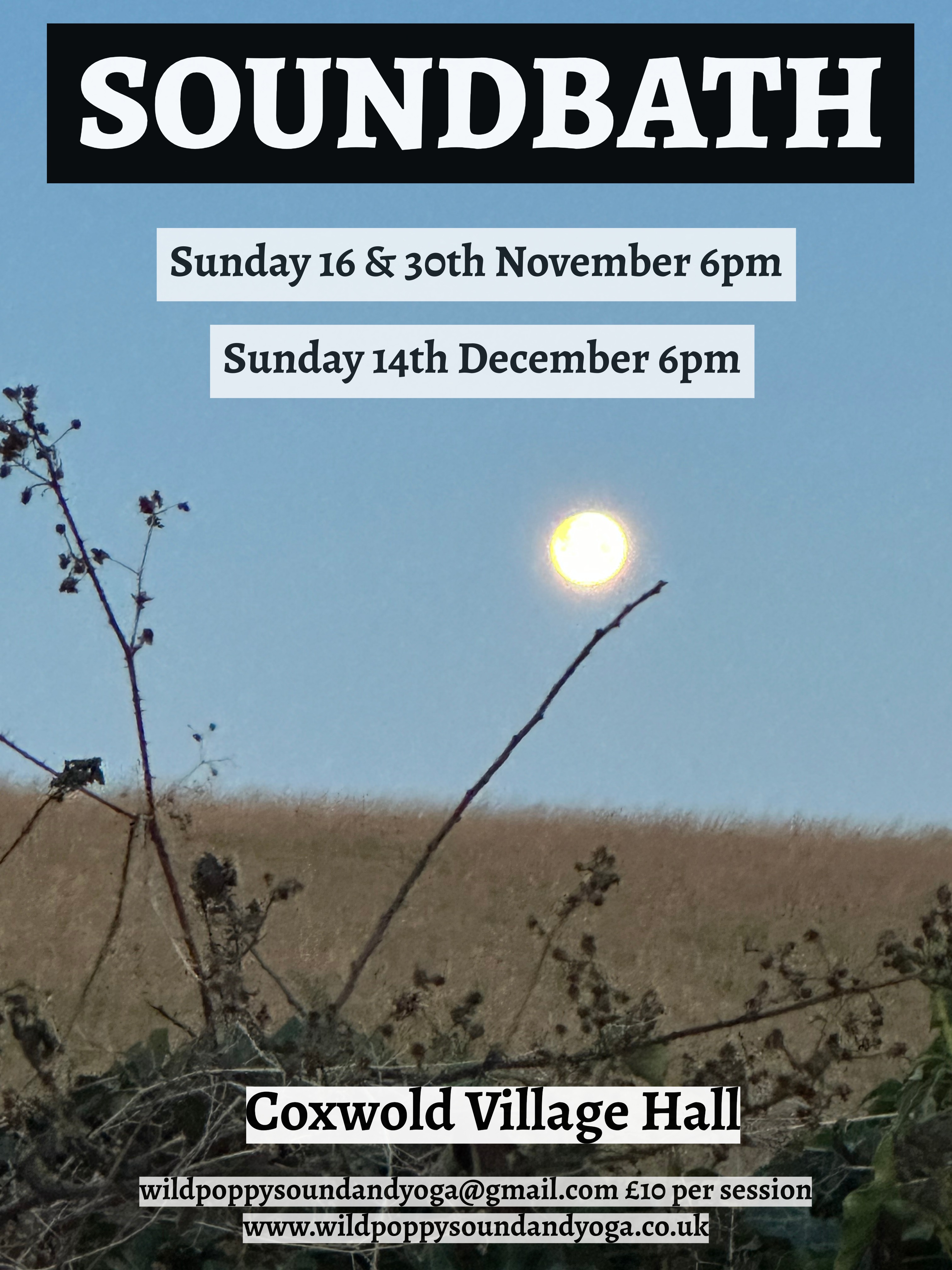 Restorative Soundbaths in Coxwold, North Yorkshire